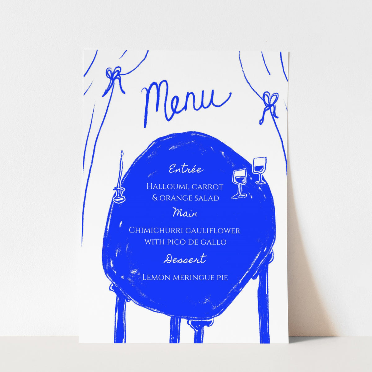 Soirée invite template – Camellia Pickle